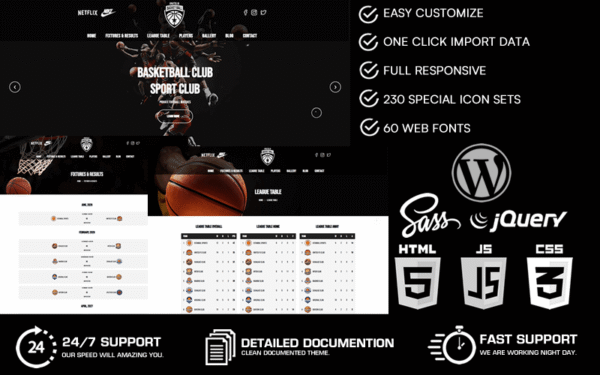 Best Club Website Templates | WordPress Designs 2024
