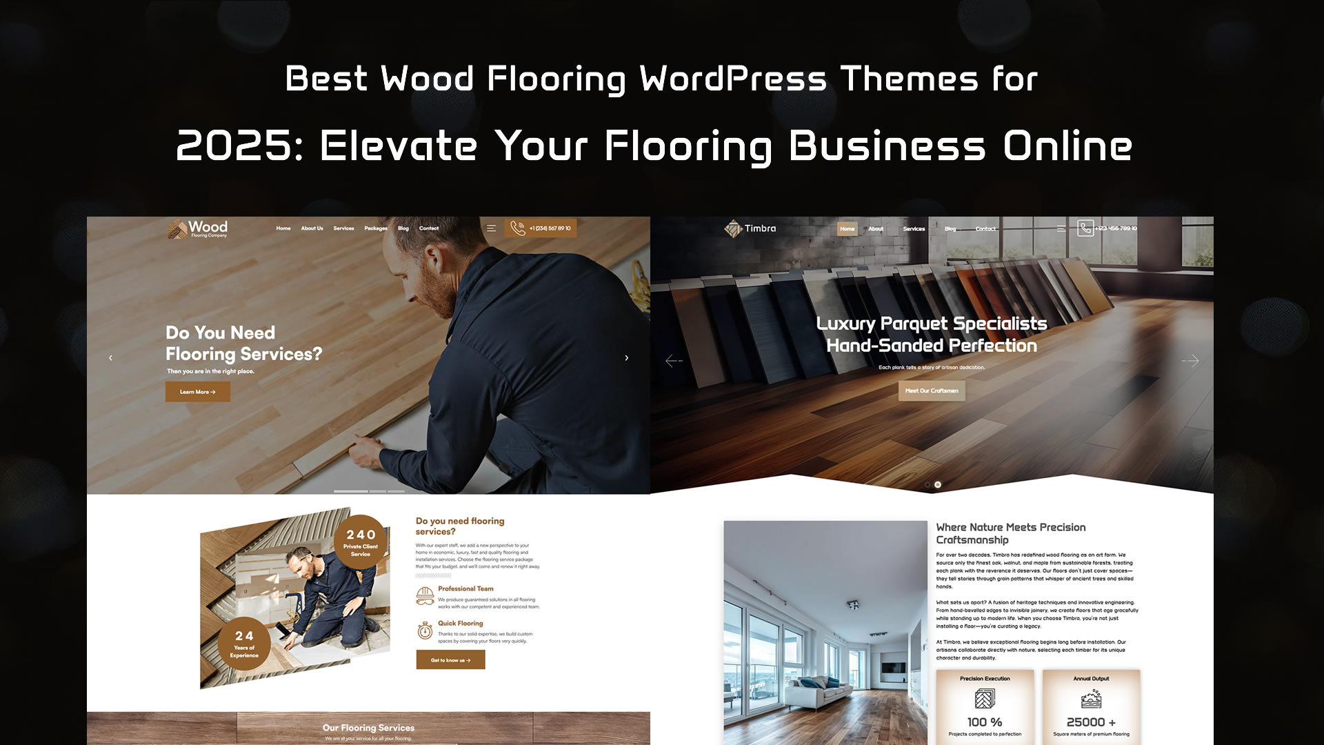 Best Wood Flooring WordPress Themes 2025 | Garanti Web